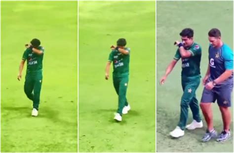 Asia Cup 2022 WATCH Naseem Shah Cries While Walking Back To Dugout