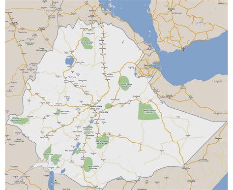 Large Size Political Map Of Ethiopia Worldometer Bank Home 25230 The