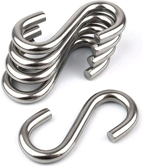 S Hook Stainless Steel Heavy Duty S Hook Pcs Inches Long And