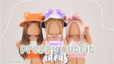 5 Preppy Outfit Ideas Codes Roblox YouTube