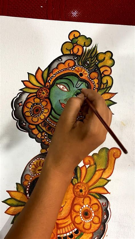 Kerala Mural Face I Am Sharing My Learning Process Artofit