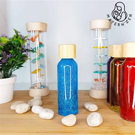 Bouteilles Sensorielles Arc En Ciel Et Paillettes Etsy France