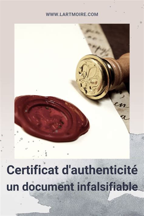 Le certificat d authenticité pour artistes L ARTmoire en 2023