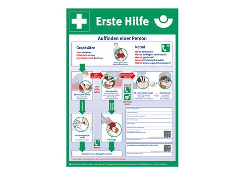 Anleitung Erste Hilfe Plakat Papier DIN A2 1x1 Stück Intermed