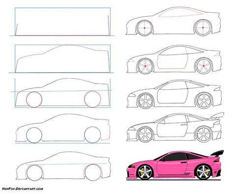 How To Draw Sport Car Dibujos De Autos Faciles Como Dibujar Carros