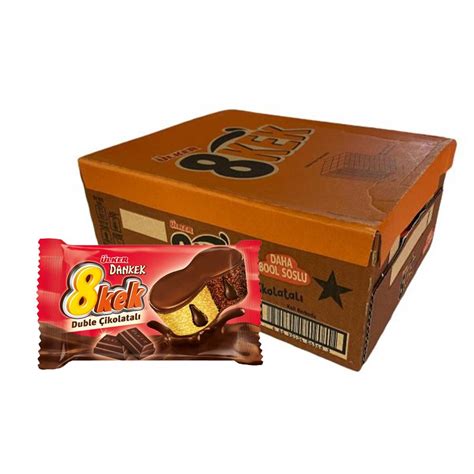 Ülker Dankek 8 Kek Duble Çikolatalı 55 gr 24 Adet