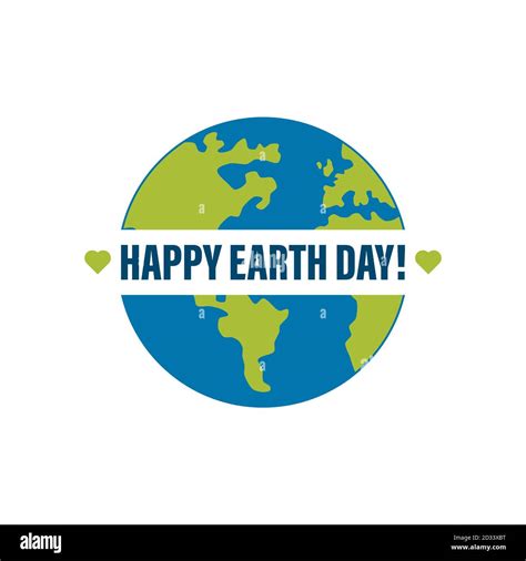 Happy Earth Day Banner Illustration Of A Happy Earth Day Banner For