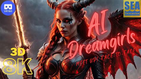 Goddesses Of Darkness AI Dreamgirls In 8K 3D VR180 Meet Them Up