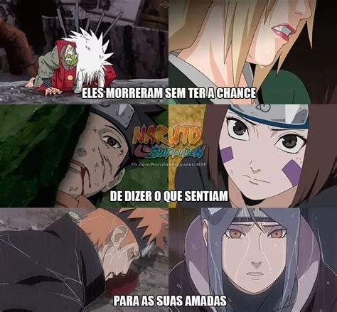 Por isso vivam hoje digam hoje porque o amanhã é incerto Naruto