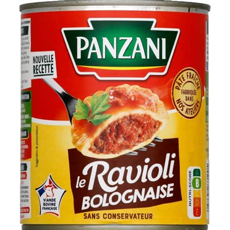 Panzani Ravioli bolognaise viande bovine française Monoprix fr