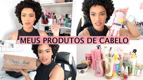 Tour Pelos Meus Produtos De Cabelo Cacheado Comprinhas Patt Neves