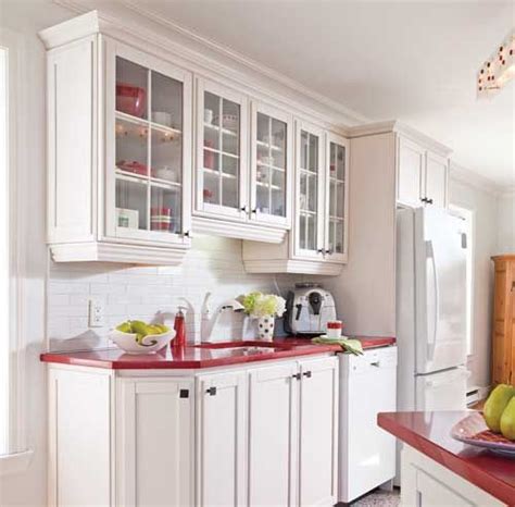 16 options pour revamper vos armoires de cuisine Armoires de mélamine