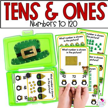 St Patrick S Day Math Tens And Ones Place Value Task Cards