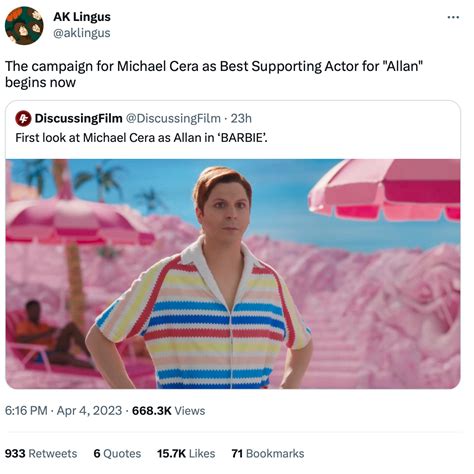 Academy Award Barbie Film Know Your Meme