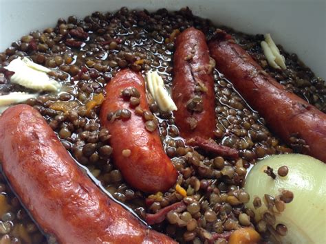 Saucisse Lentille