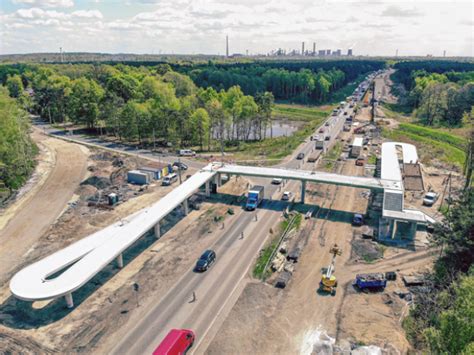 Trwa przebudowa S1 Podwarpie Dąbrowa Górnicza NBI Nowoczesne
