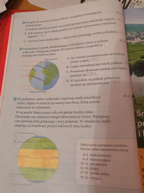 Sprawdzian Geografia Klasa 6 Ruchy Ziemi Margaret Wiegel