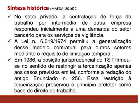 TERCEIRIZAÇÃO PRECARIZAÇÃO ppt carregar