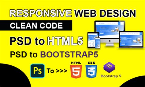 Convert Figma Psd Ai Xd To Html Conversion With Css Bootstrap