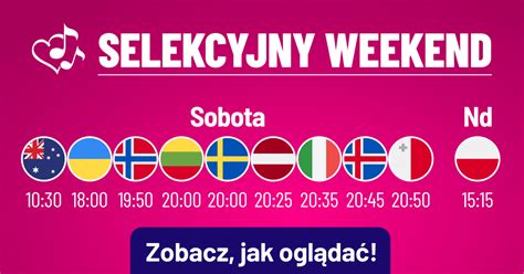 Eurowizja 2020 Jakie Preselekcje 8 I 9 Lutego ONLINE Eurowizja