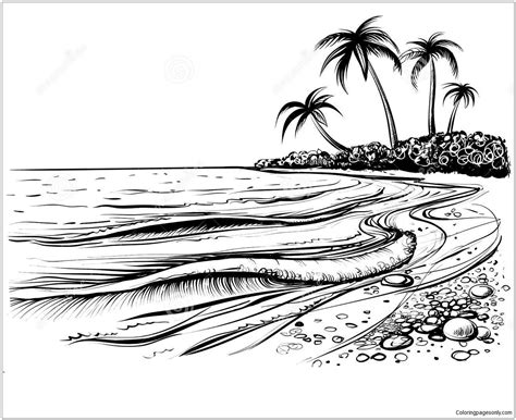 Free Printable Ocean Scene Coloring Pages