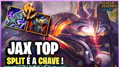 TEEMO É COUNTER DE JAX LoL Wild rift JAX TOP VS TEEMO TOP build e