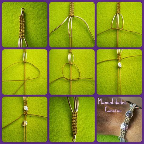 Manualidades Caseras Faciles Como Hacer Una Pulseras De Macrame Y