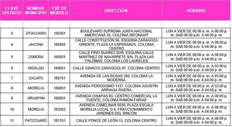 INE Michoacán amplía horarios en los Módulos para tramitar la