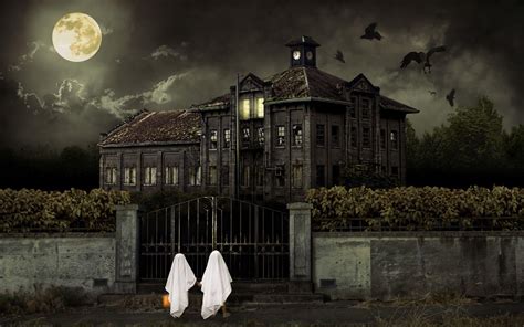 Ghost House Wallpapers Top Free Ghost House Backgrounds Wallpaperaccess