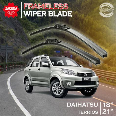 Promo Wiper Frameless Terios Karet Kaca Mobil SAKURA Jakarta Utara