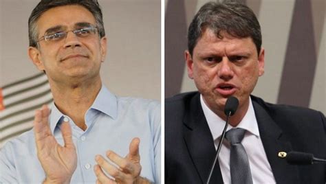 Tarcísio recebe apoio de Rodrigo Garcia para o segundo turno da eleição
