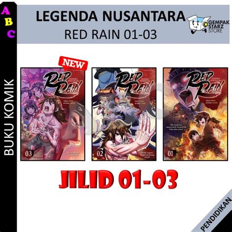 LEGENDA NUSAN TARA RED RAIN 01 03 KOMIK ACTION KADOKAWA GEMPAK