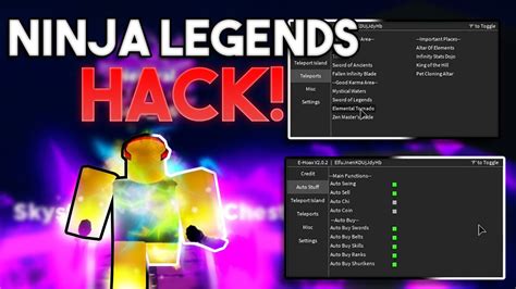 Roblox Ninja Legends Script Exploit GUI Autofarm Showcase 2024