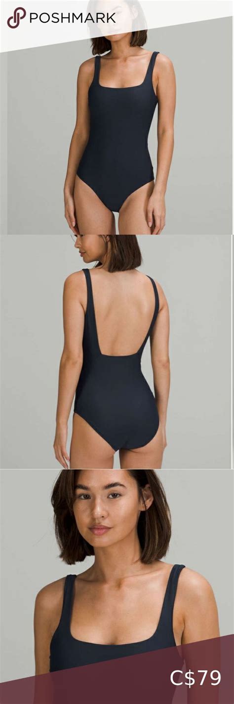 Lululemon Waterside Square Neck One Piece Swimsuit NEW One Piece