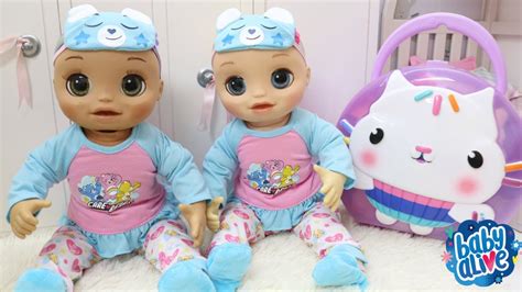 BABY ALIVE GÊMEAS NINA E HANNA SE ARRUMANDO PRA FESTA DO PIJAMA YouTube