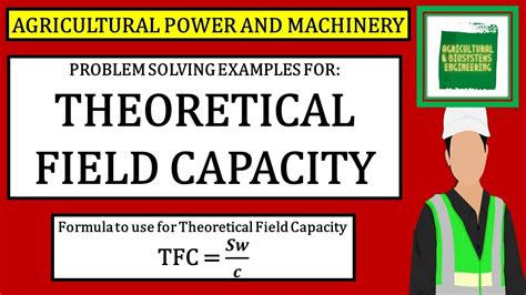 SAMPLE PROBLEMS ON HOW TO SOLVE FOR THEORETICAL FIELD CAPACITY YouTube