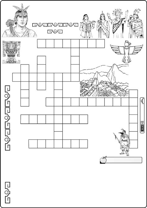 Crucigrama Inca Imperio Inca Inca Crossword Puzzle