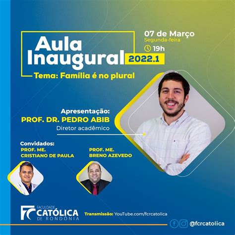 Família é tema de Aula Inaugural calouros e veteranos da