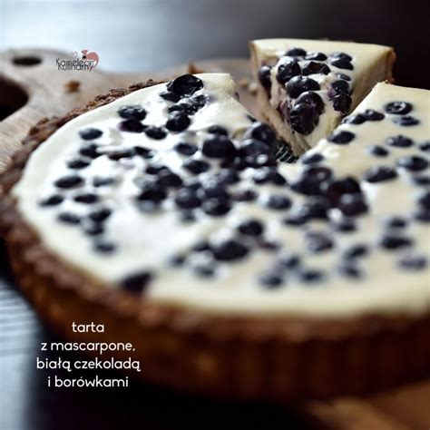 Tarta Z Mascarpone Z Bia Czekolad Z Bor Wkami