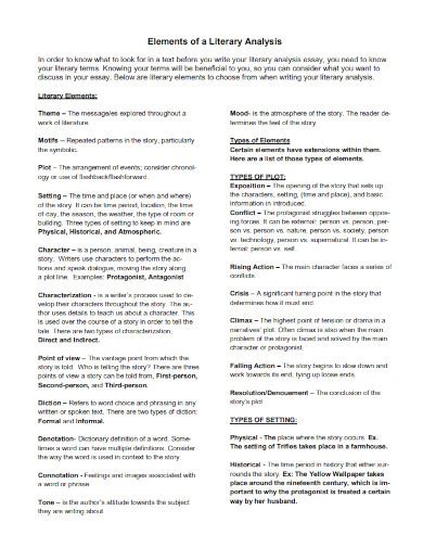 Literary Devices Examples Format How To Use Pdf