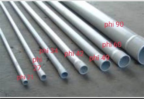 Ống nhựa PVC Bình Minh phi 21 27 34 42 49 60 dài từ 20cm đến 100cm