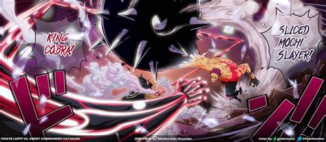 Luffy Vs Katakuri One Piece Ch By Goldenhans Luffy One Piece