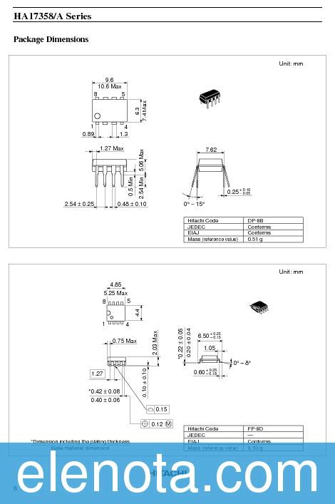 HA17358 Datasheet PDF 50 KB Hitachi Pobierz Z Elenota Pl