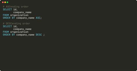 How To Sort Names In Alphabetical Order In Sql