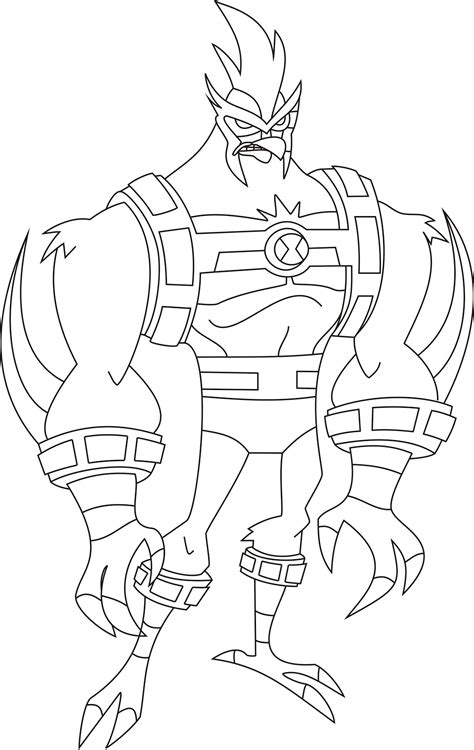 Dibujos Ideia Criativa Desenho Do Ben 10 Para Colorir