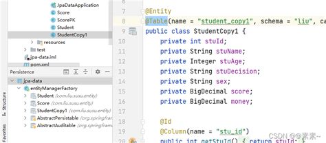 jpa自动生成 jpa 实体类（idea） idea jpa生成实体类 csdn博客