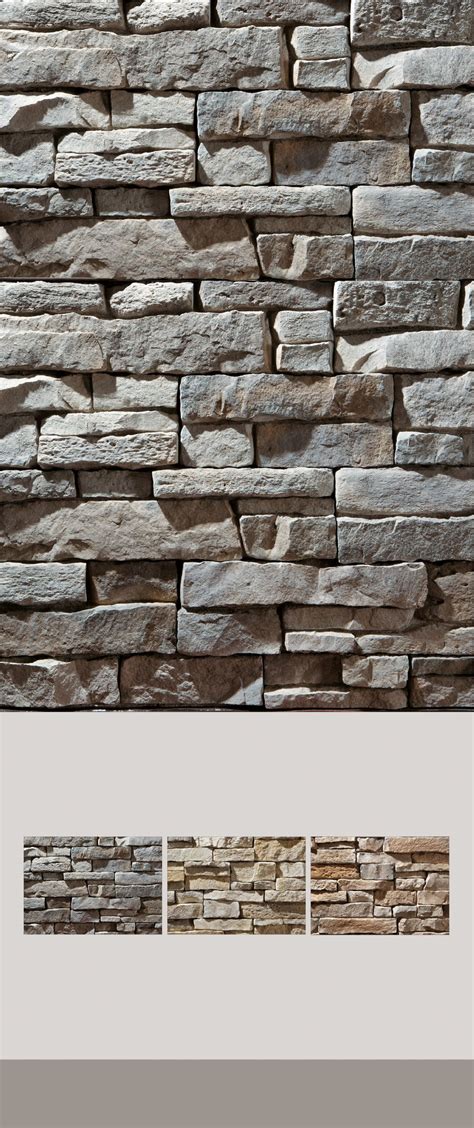 A Stone Wall With Different Colors And Sizes