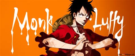 One Piece Monkey D Ruffy Kapitän 4K Hintergrundbild herunterladen