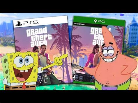 Spongebob And Patrick Steal GTA VI YouTube