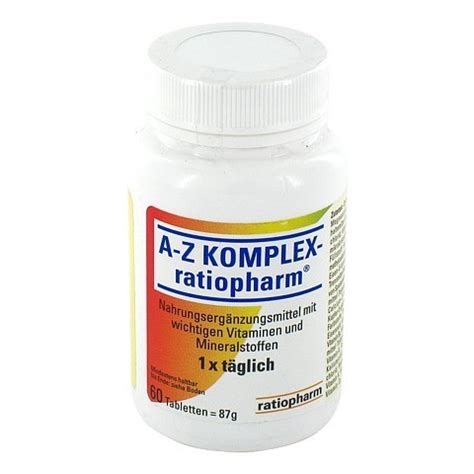 A Z KOMPLEX ratiopharm Tabletten 60 Stück online bestellen medpex